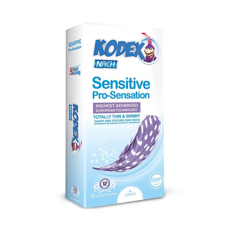 تجربه‌ای بی‌نظیر از نزدیکی با کاندوم ناچ کدکس Sensitive Pro-Sensation 0.03