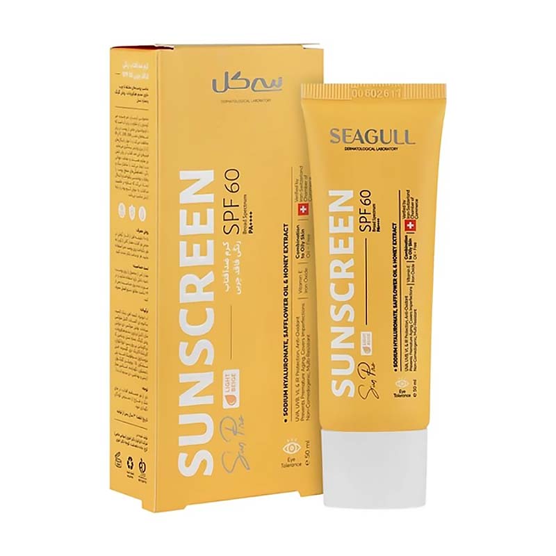 کرم ضد آفتاب سی گل بی رنگ SPF60 مناسب پوست مختلط تا چرب 50 میلی لیتر – داروخانه شبانه روزی دکتر ...